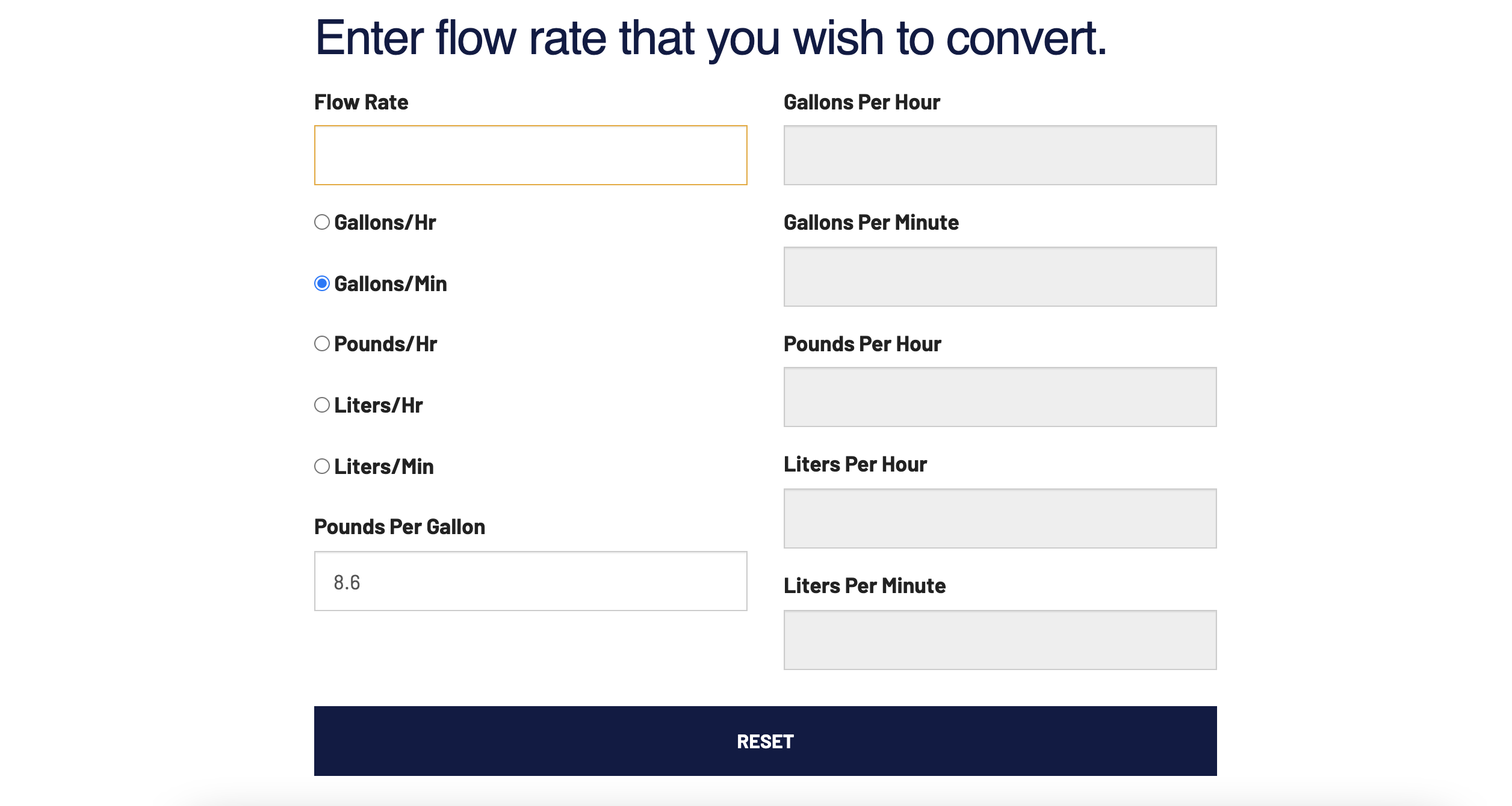 Calculate Your Centrifugal Flow Conversion Rates